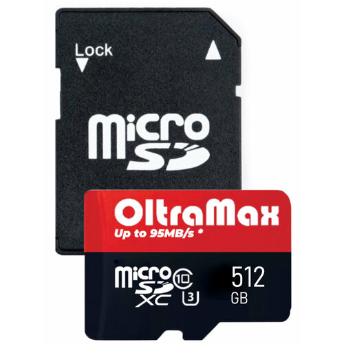 Карта памяти microSD 512 ГБ OltraMax Class 10 Premium ( OM512GCSDXC10UHS-1-PrU3 )