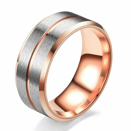 Кольцо помолвочное TASYAS, размер 20.5, розовый, серебряный