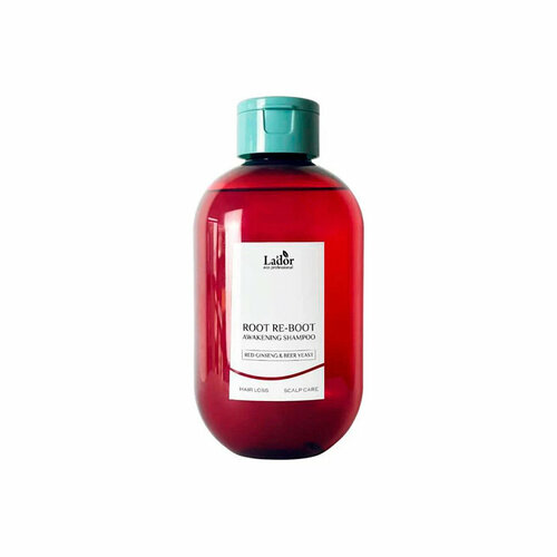 Шампунь для волос для сухих и тусклых волос, 50 мл - 3 шт, Root Re-Boot Awakening Shampoo (Red Ginseng & Beer Yeast), La'dor, 8808033025012