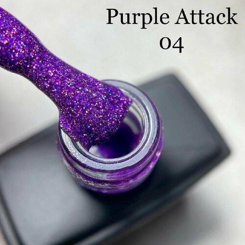 Гель-лак Delaro, коллекция Purple Attack #004, 10 ml