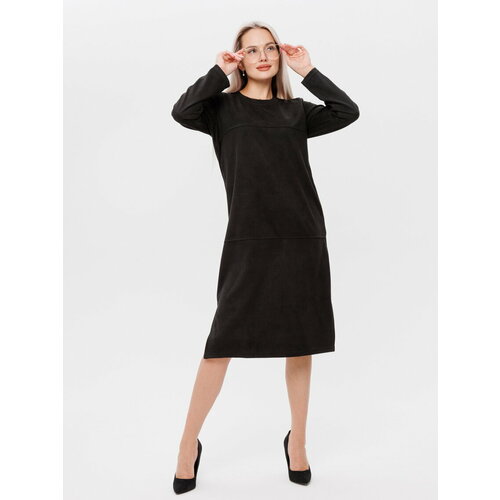 Платье Elena Tex, размер 58, черный