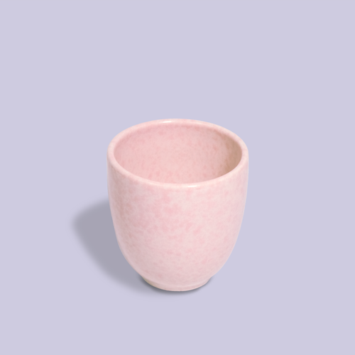 Чашка DVKB мальмо латте, 240 мл (спрей, розовое на розовом)