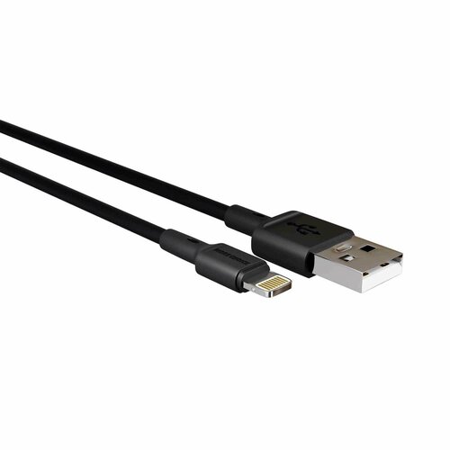 Дата-кабель More choice K14i TPE 2.0A Lightning 8-pin Black USB 0.25m