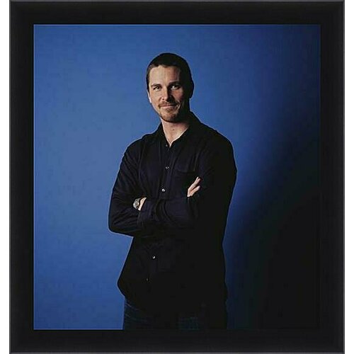 Плакат, постер на бумаге Christian Bale-Кристиан Бэйл. Размер 60 х 84 см