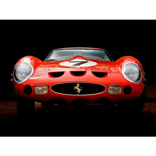 Плакат, постер на холсте Ferrari/Феррари/авто/автомобиль/машина. Размер 21 х 30 см