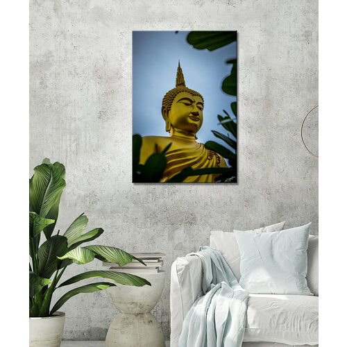 Картина/Картина на холсте для интерьера/Картина на стену/Картина для кухни/ -Тайланд Будда 2 50х70