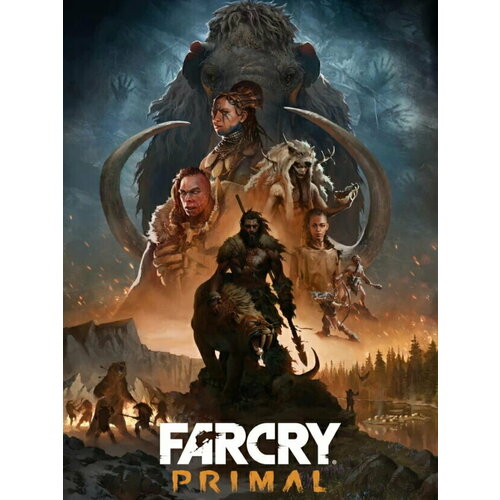 Плакат, постер на бумаге Far Cry Primal/Фар Край/игровые/игра/компьютерные герои персонажи. Размер 42 х 60 см
