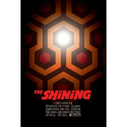 Плакат, постер на холсте The Shining/Сияние. Размер 60 х 84 см