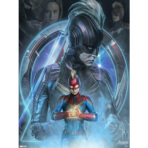Плакат, постер на бумаге Avengers: Endgame Collection /Мстители: Финал/Капитан Марвел/искусство/арт/абстракция/творчество. Размер 30 на 42 см
