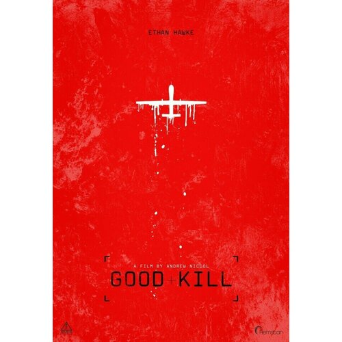 Плакат, постер на холсте Good Kill/Хорошее убийство. Размер 42 х 60 см