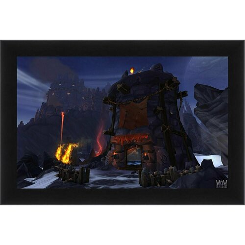 Плакат, постер на холсте World Of Warcraft: Warlords Of Draenor. Размер 30 х 42 см