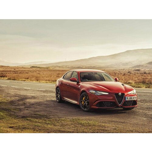 Плакат, постер на бумаге Alfa Romeo, Альфа Ромео. Размер 21 х 30 см