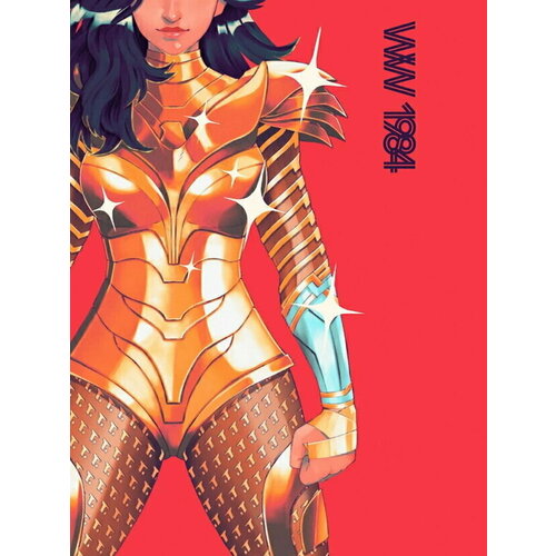 Плакат, постер на бумаге Wonder Woman /Чудо-женщина/искусство/арт/абстракция/творчество. Размер 30 х 42 см