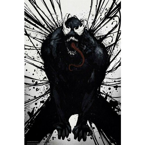 Плакат, постер на холсте Веном (Venom), Рубен Фляйшер. Размер 21 х 30 см
