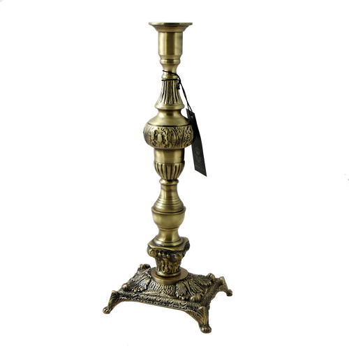 Канделябр антикварный Belo de Bronze "Джустиса" (полир. бронза) h.34см