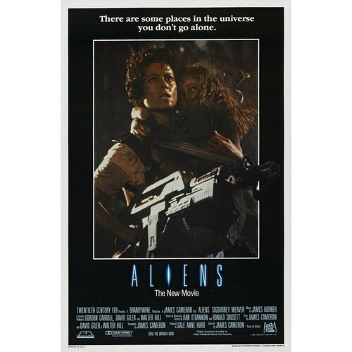 Плакат, постер на бумаге Чужие (Aliens), Джеймс Кэмерон. Размер 42 х 60 см