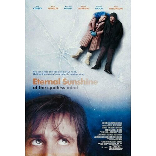 Плакат, постер на холсте Вечное сияние чистого разума (Eternal Sunshine of the Spotless Mind), Мишель Гондри. Размер 21 х 30 см