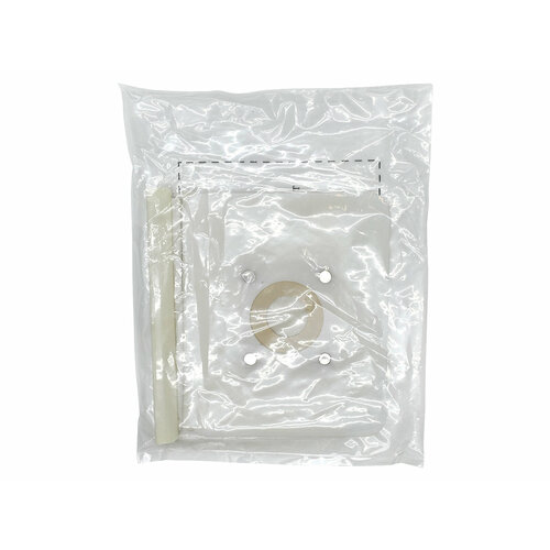Мешок пылесборник пылесоса универсальный ткань+фильтр, без молнии, белый,#1
