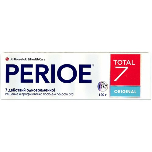 Perioe / Зубная паста Perioe Total 7 Original 120г 3 шт