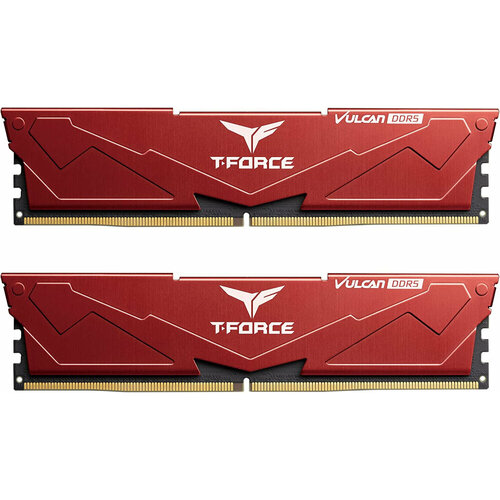 Оперативная память 32 Gb 5600 MHz Team Group T-FORCE VULCAN Red (FLRD532G5600HC32DC01)