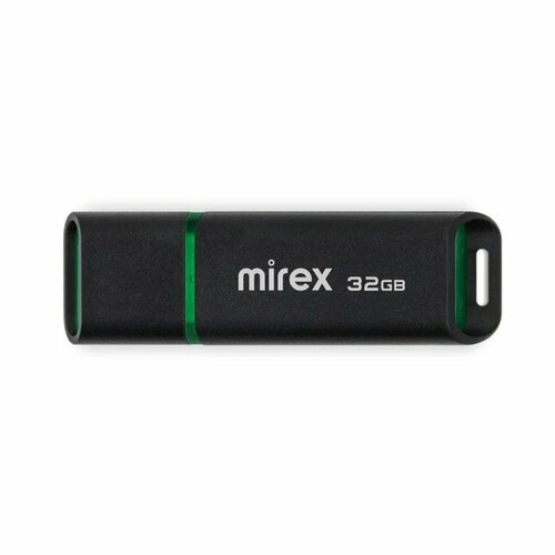 Флешка Mirex SPACER, 32 Гб , USB3.0, чт до 100 Мб/с, зап до 40 Мб/с, чёрная (комплект из 2 шт)