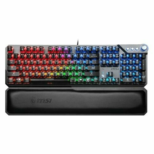 Клавиатура MSI Vigor GK71 Sonic, USB, c подставкой для запястий, черный [s11-04ru233-cla]