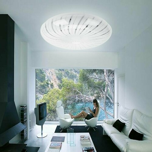 Люстра потолочная светодиодная для кухни Медуза 24Вт LED, 325x90 мм, светильник светодиодный настенный для гостиной, столовой, в детскую, в спальню