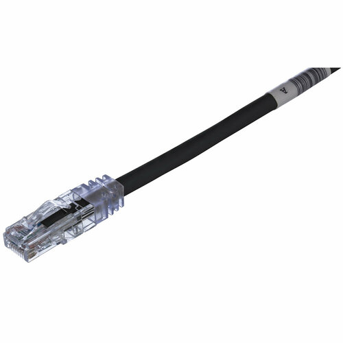 Патч-корд Panduit UTPSP1MBLY UTP RJ-45 - RJ-45, 1м, black