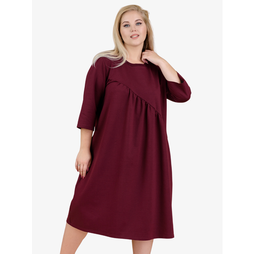 Платье НиРо, размер 66, бордовый