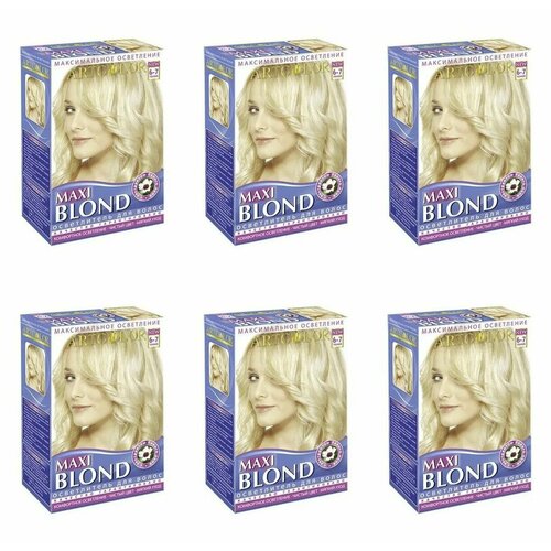 Артколор Осветлитель для волос MAXI BLOND, 6 шт