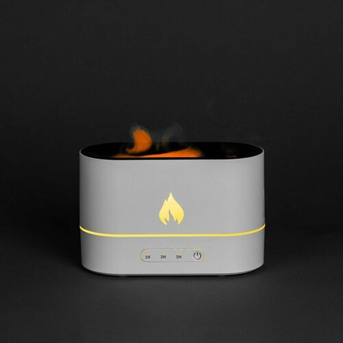 Увлажнитель-ароматизатор пламя Fuego (Белый)