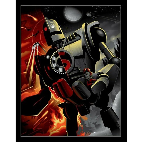 Плакат, постер на бумаге The iron giant/Железный гигант/. Размер 21 х 30 см