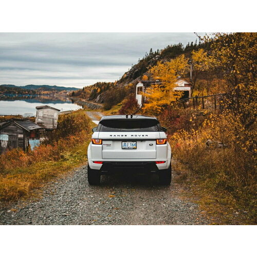 Плакат, постер на холсте Range Rover/авто/автомобиль/машина. Размер 21 х 30 см