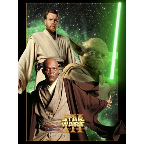 Плакат, постер на холсте Star Wars /Звездные войны: Месть Ситхов/искусство/арт/абстракция/творчество. Размер 60 х 84 см