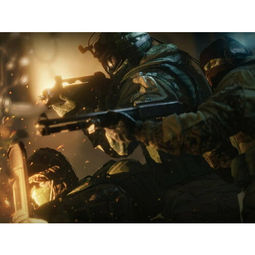Плакат, постер на холсте Tom Clancy s Rainbow Six Siege/игровые/игра/компьютерные герои персонажи. Размер 60 х 84 см