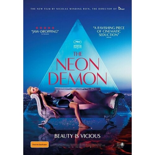 Плакат, постер на холсте Неоновый демон (The Neon Demon), Николас Виндинг Рефн. Размер 21 х 30 см