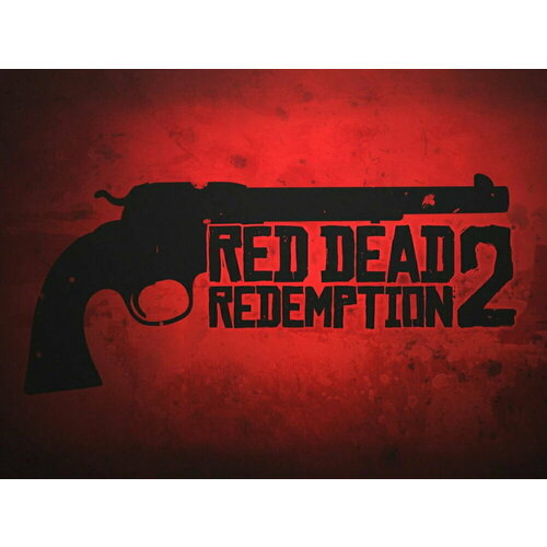 Плакат, постер на холсте Red Dead Redemption 2/игровые/игра/компьютерные герои персонажи. Размер 30 х 42 см