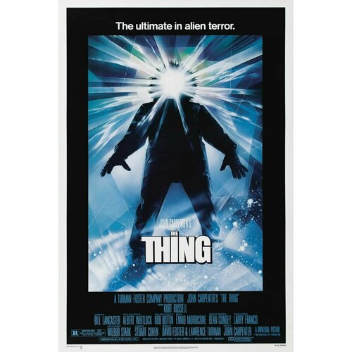 Плакат, постер на бумаге Нечто (The Thing, 1982г). Размер 21 на 30 см