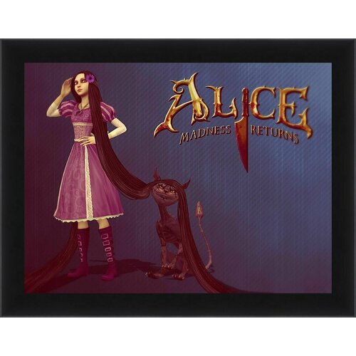 Плакат, постер на бумаге Alice: Madness Returns. Размер 30 х 42 см