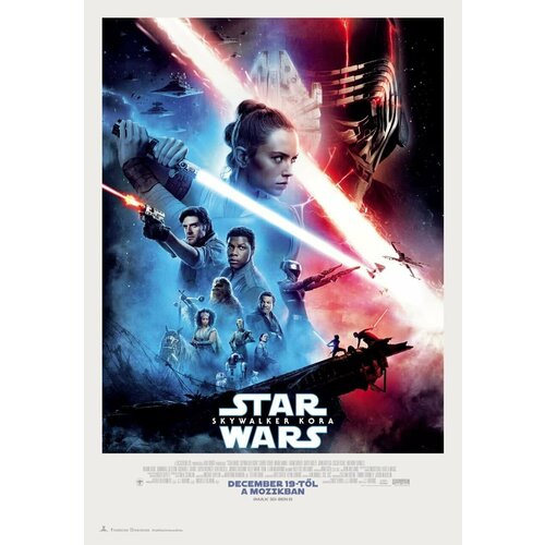 Плакат, постер на холсте Звездные войны: Скайуокер. Восход (Star Wars: The Rise of Skywalker, 2019г). Размер 42 х 60 см