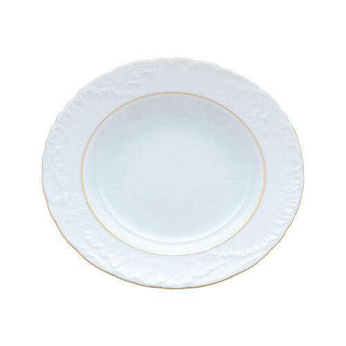 Набор глубоких тарелок 22,5 см Repast Rococo с золот. полос.( 6 шт)