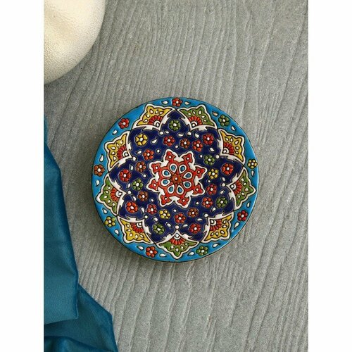 Тарелка керамическая "Персия", 16 см, микс, 1 сорт, Иран