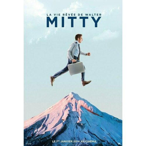 Плакат, постер на бумаге Невероятная жизнь Уолтера Митти (The Secret Life of Walter Mitty), Бен Стиллер. Размер 21 х 30 см