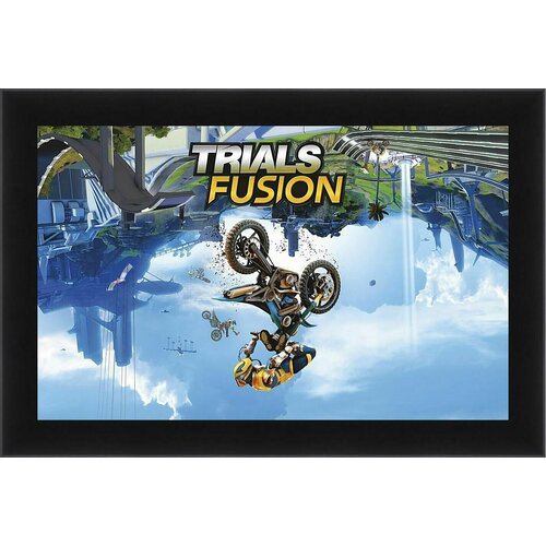Плакат, постер на холсте Trials Fusion. Размер 30х42 см