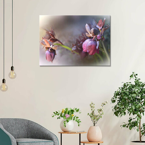 Интерьерная картина на холсте - сухие бутоны цветов 40х60