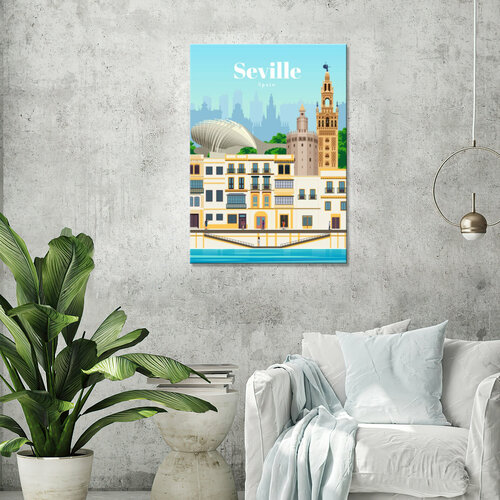 Интерьерная картина на холсте - Севилья Испания арт 30х40