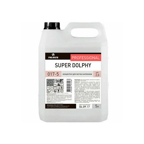 SUPER DOLPHY 017-5 Супер Долфи 5л Средство для сантехники на основе щавелевой кислоты