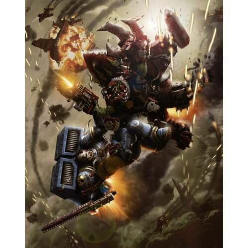 Плакат, постер на холсте Warhammer/Вархаммер. Размер 21 на 30 см