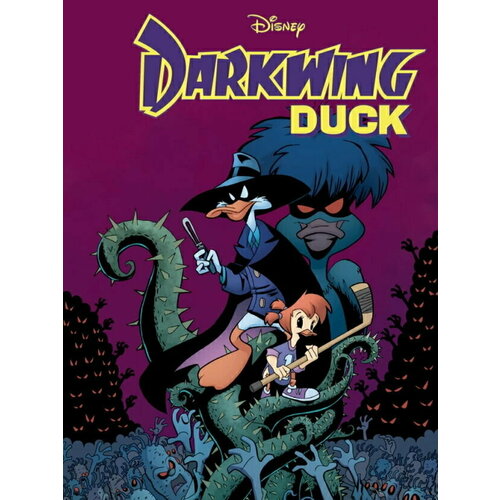 Плакат, постер на бумаге Darkwing Duck/Черный плащ/комиксы/мультфильмы. Размер 30 х 42 см