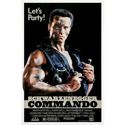Плакат, постер на холсте Коммандос (Commando), Марк Л. Лестер. Размер 42 х 60 см